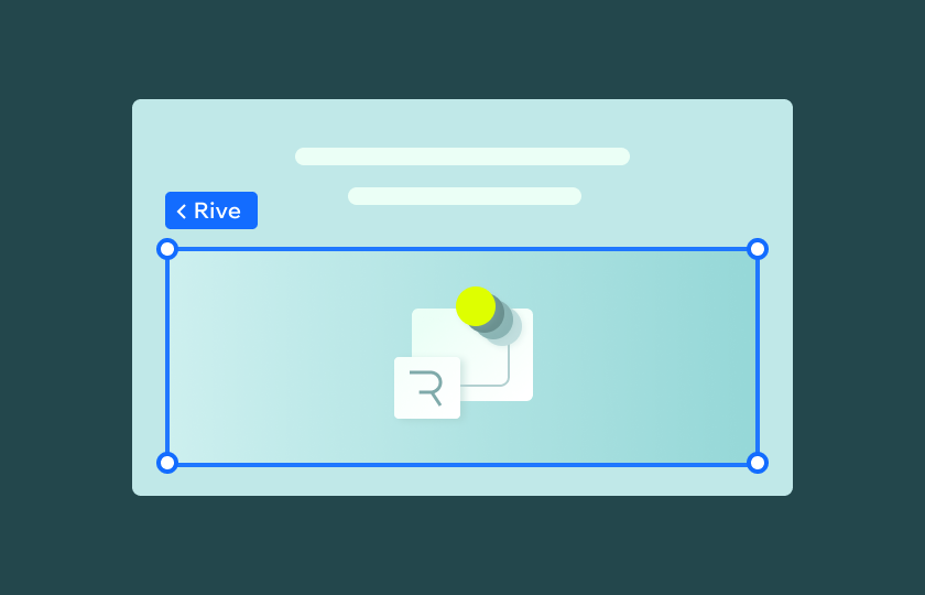 How to add seamless Rive animations in Wix Studio